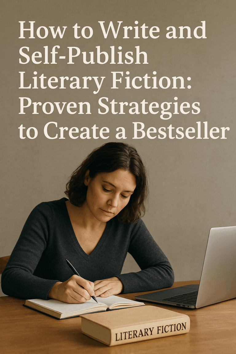 Write and Self-Publish Literary Fiction Novel